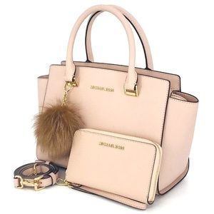 Michael Kors | Bags | 3pcs Michael Kors Selma Satchel Wallet Charms | Poshmark